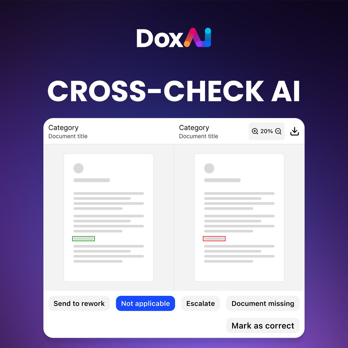 AI-Powered Data and Documents Cross Validation Service